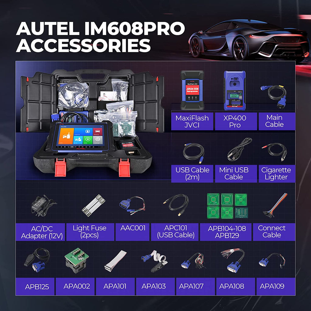 Autel MaxiIM IM608 II Key Fob Programming Tool,ECU Coding – AutelGlobal.Store
