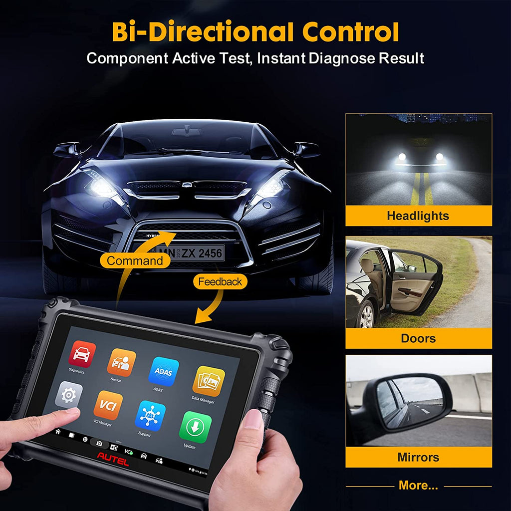 Autel Scanner MaxiCOM MK906 Pro,Bi-Directional Control Scan Tool ...